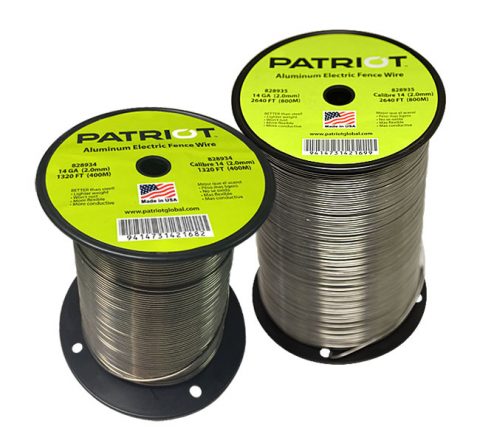 Patriot Aluminum Wire 14g - FarmFencing.ca